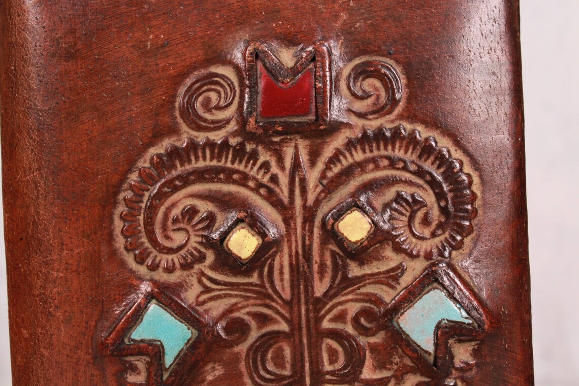 Vintage Leather Notebook Cover Book Cover Folder Document - Etsy