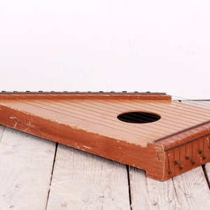 Handmade 15-string Zither: Vintage Wooden Instrument - Etsy