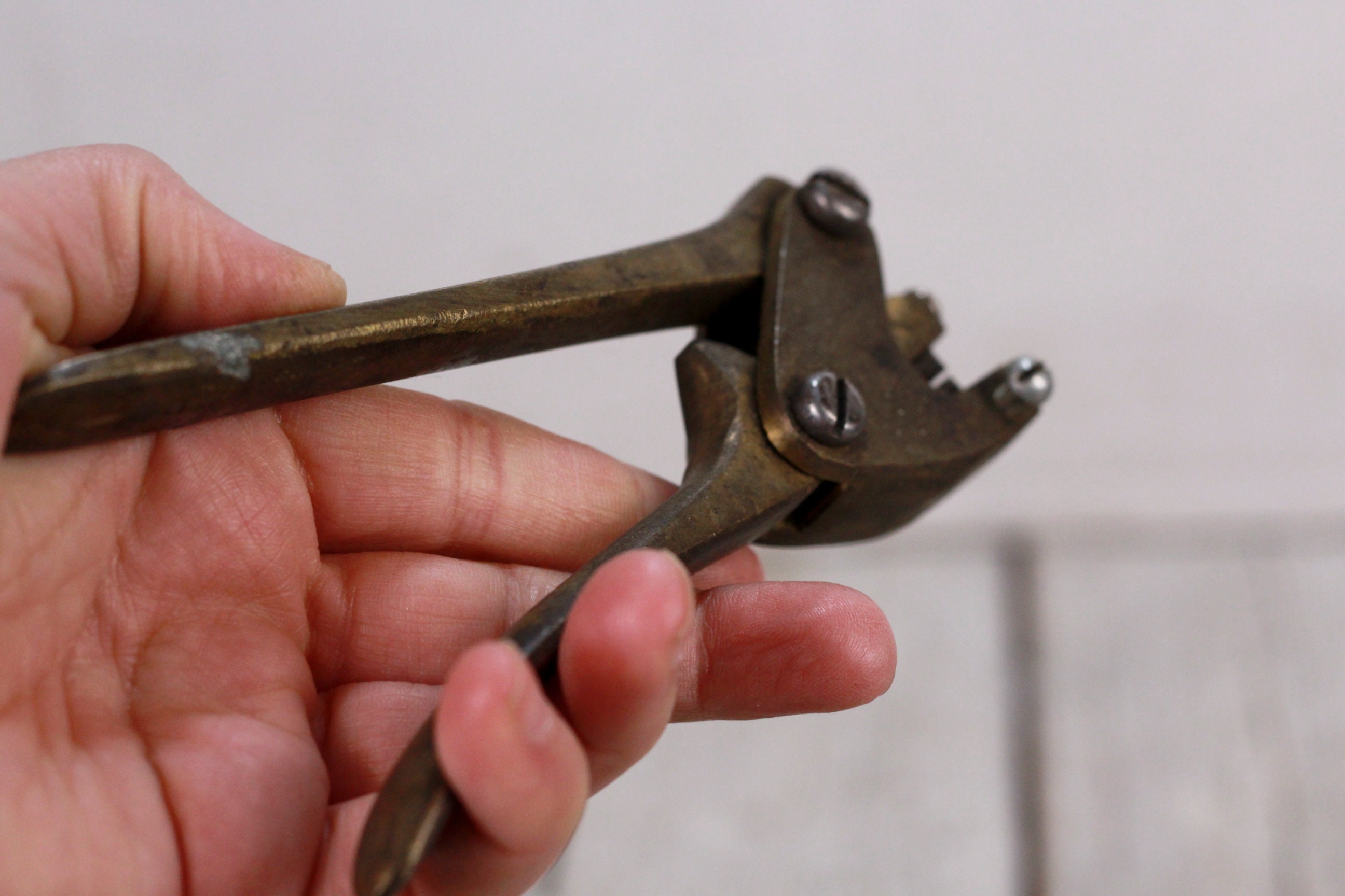 Vintage Brass Sealing Pliers Marking Stamping Pliers Pliers on - Etsy