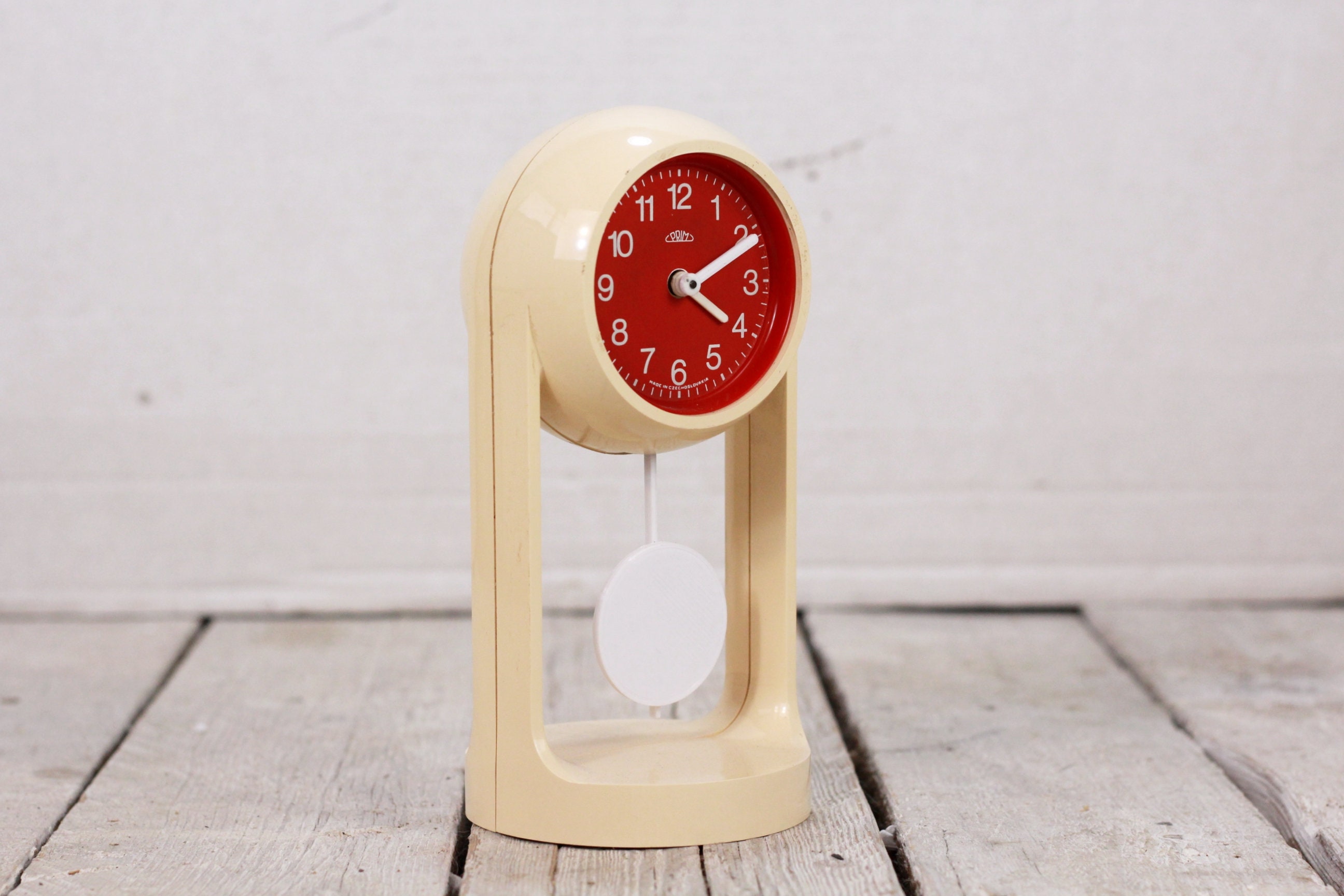 Retro Wind-up Pendulum Clock PRIM Analog Clock Made in - Etsy