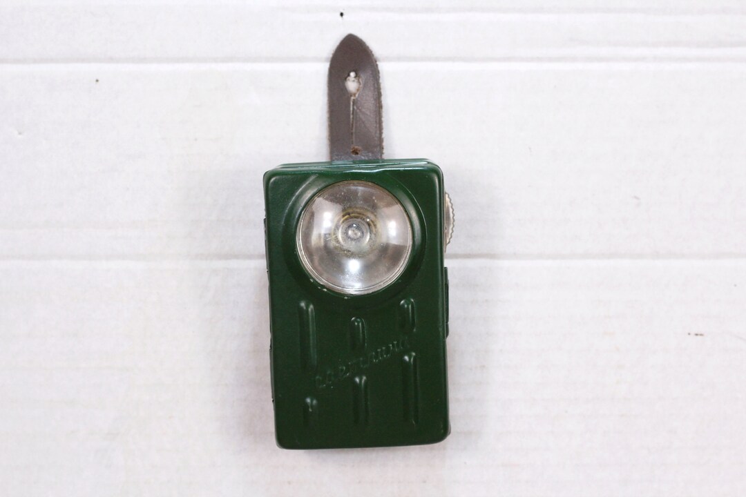 Vintage Military Green Army Torch, USSR Cold War Collectible Flashlight ...