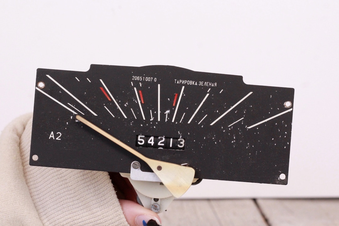 Vintage Odometer Speedometer USSR Car VAZ 2101 Dashboard Part - Etsy