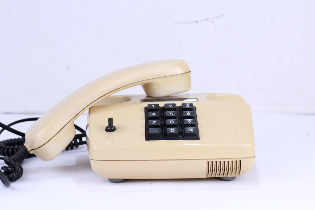 Vintage Push Button Phone, Telephone, Classic Telephone Green - Etsy