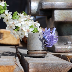 Vintage Motorcycle Piston Planter Flower Pot Abstract Vase - Etsy