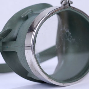 Vintage Scuba Mask, 1970s Rubber Diving Mask, Dive Half Mask, Old Swim ...