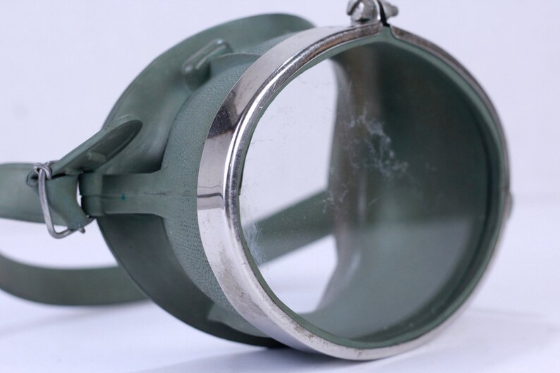 Vintage 1970s Scuba Mask: Bulgarian Rubber Dive Half Mask - Etsy