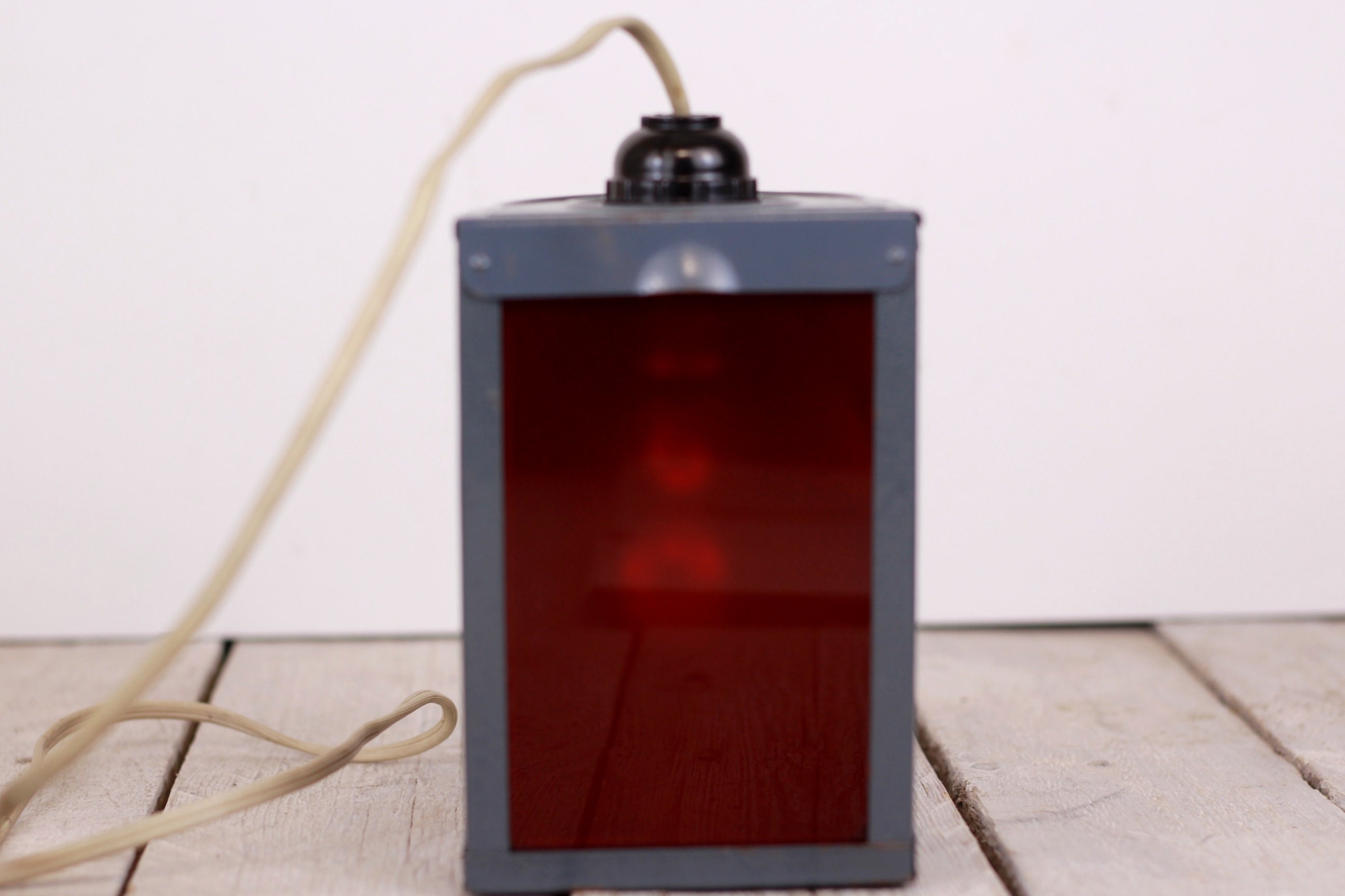 Vintage Photography Darkroom Safelight Red Filter Photo | Etsy