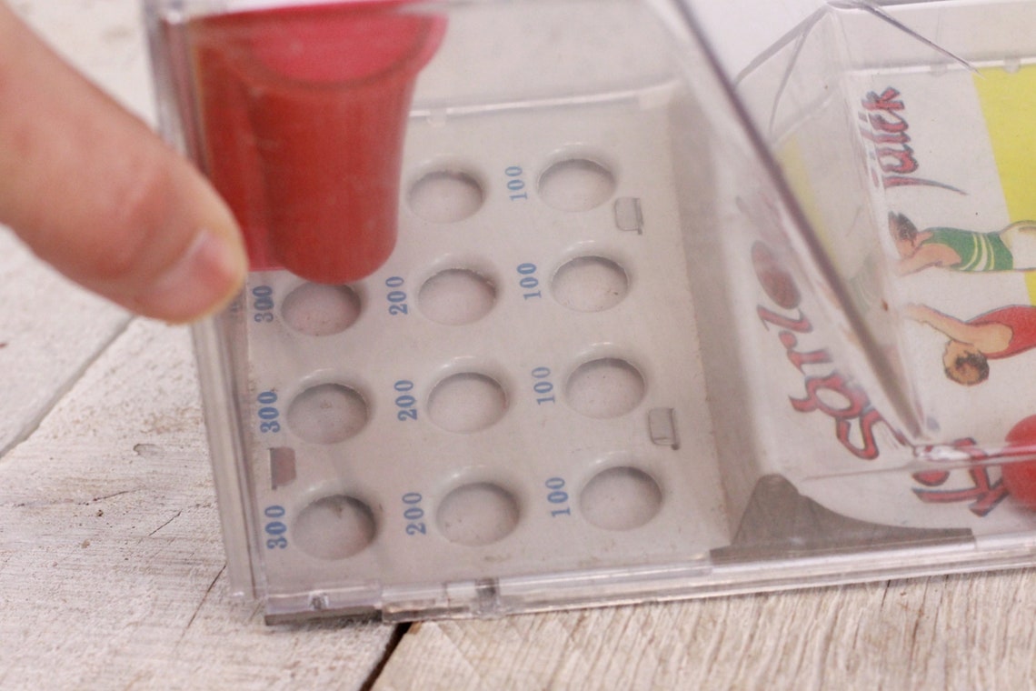 Vintage Plastic Basketball Table Game Made in Hungary Board | Etsy