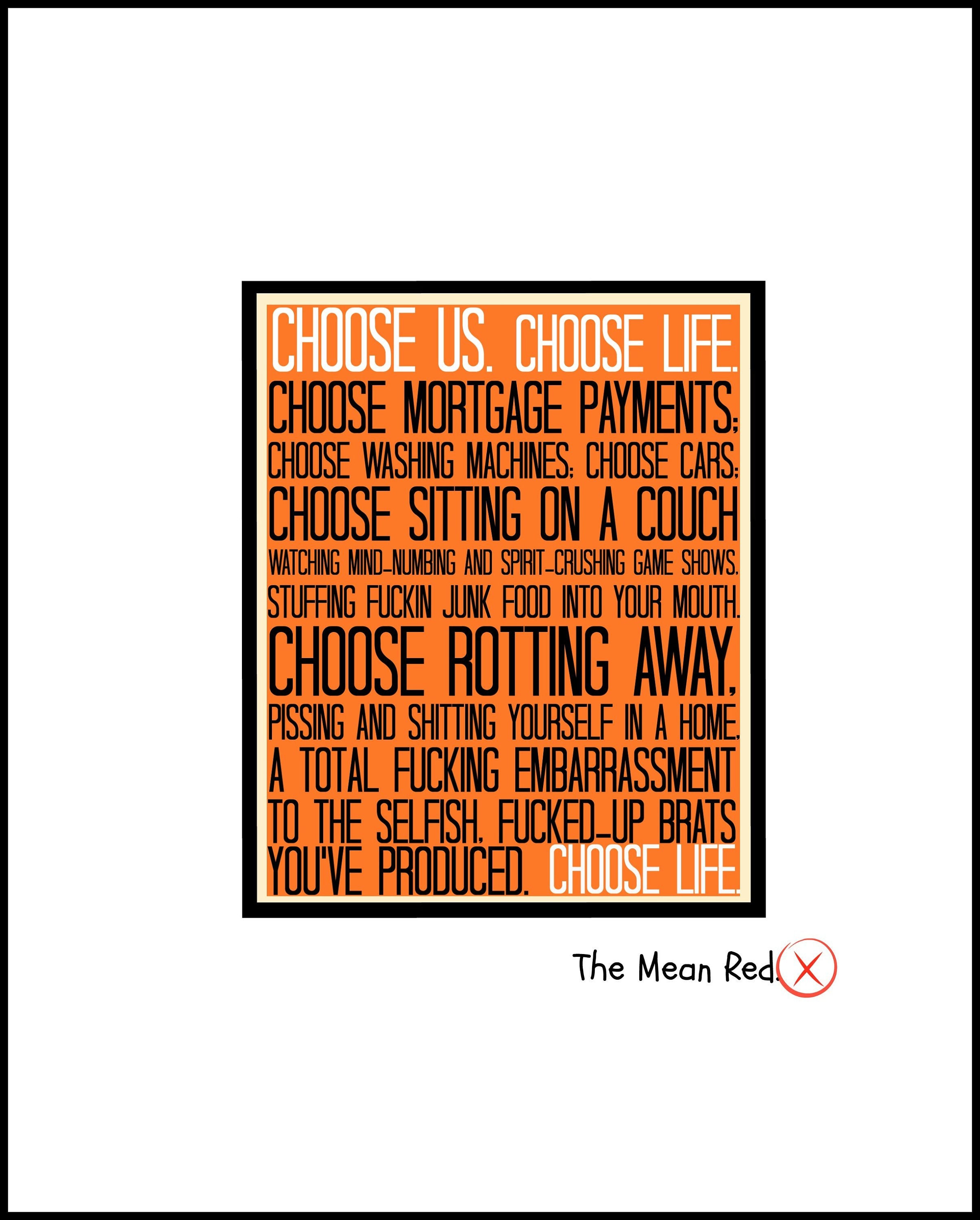 Trainspotting Choose Life
