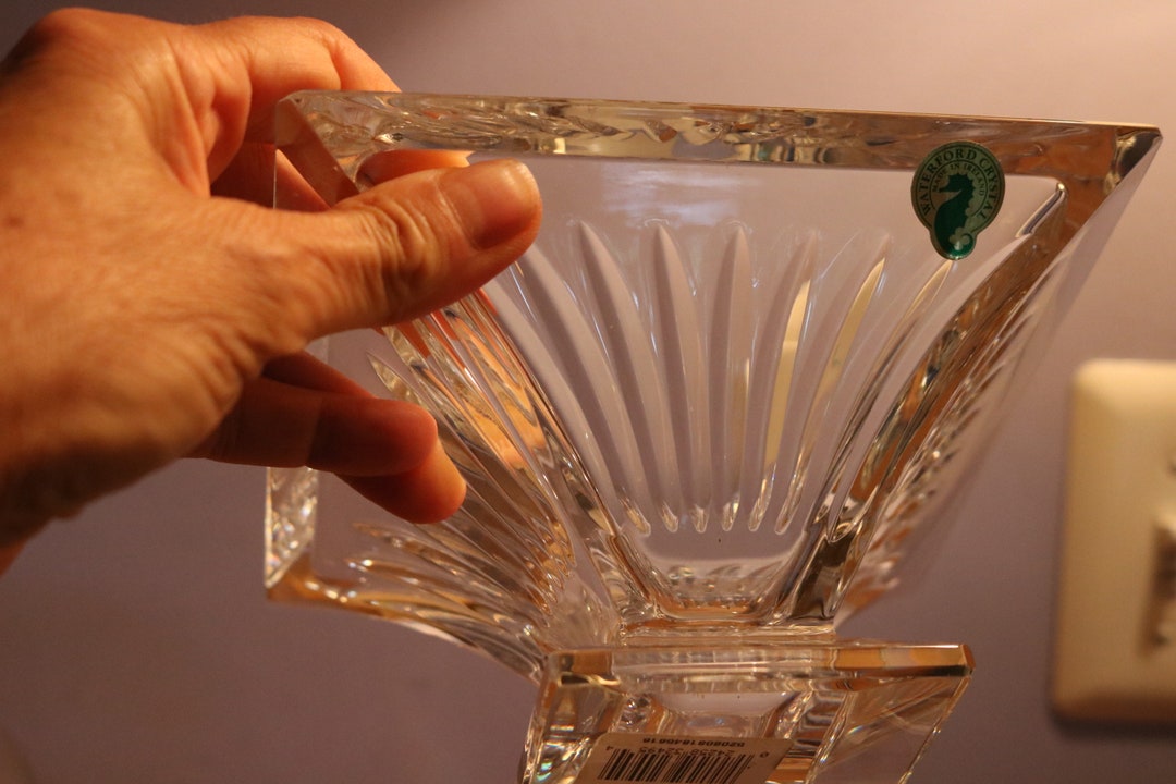 Waterford Crystal Bowl Square Clarion Made in Ireland Glass Home Decor ...