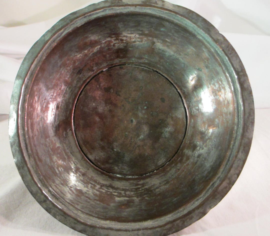 Vintage Copper Bowl From Turkey Turkish Hand Decorative Bowl - Etsy