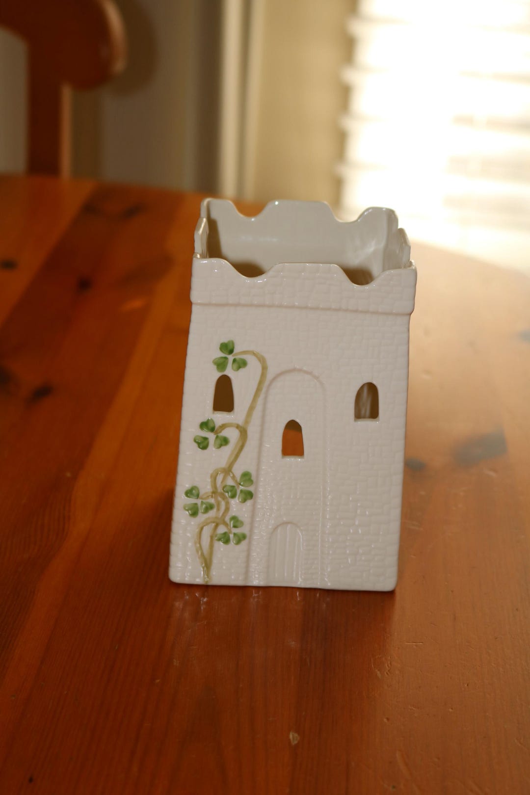 Donegal Belleek Irish Castle Tea Light/votive Lamp - Etsy