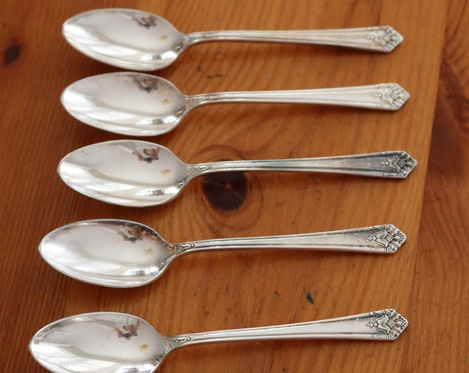 1947 Rogers Bros. Mini Silver Plate Spoons - Etsy