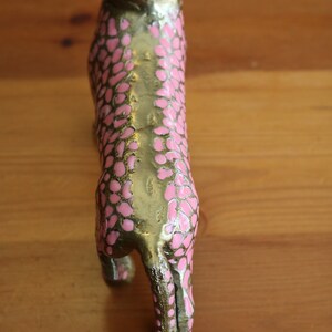 Leopard Statue in Golden Color Rare Metal Crafts Decorative Panther ...