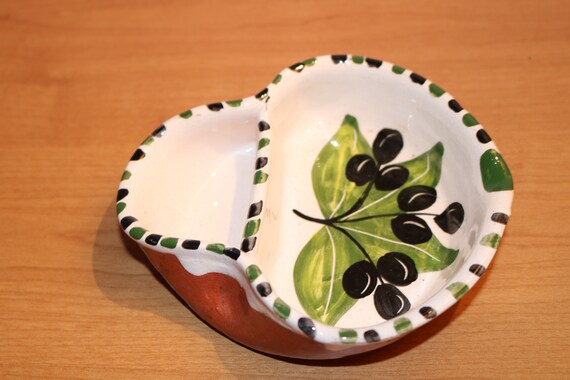 Home & Living Bowls Vintage Olive Dish Pit Dish from Portugal Kitchen ...