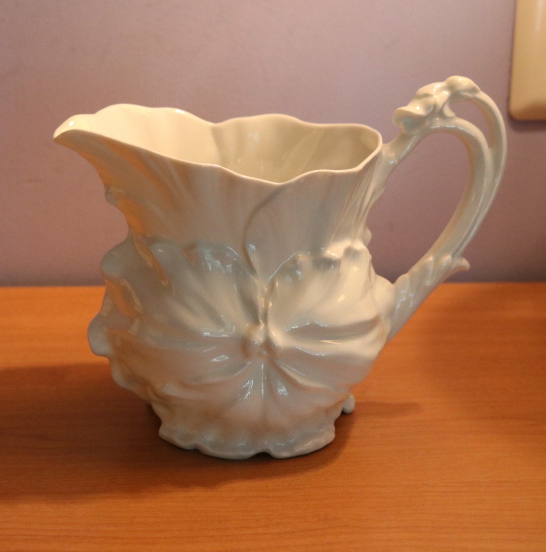 Water Pitcher From Germany Anemone Flower Shaped Pitcher Tettau ...