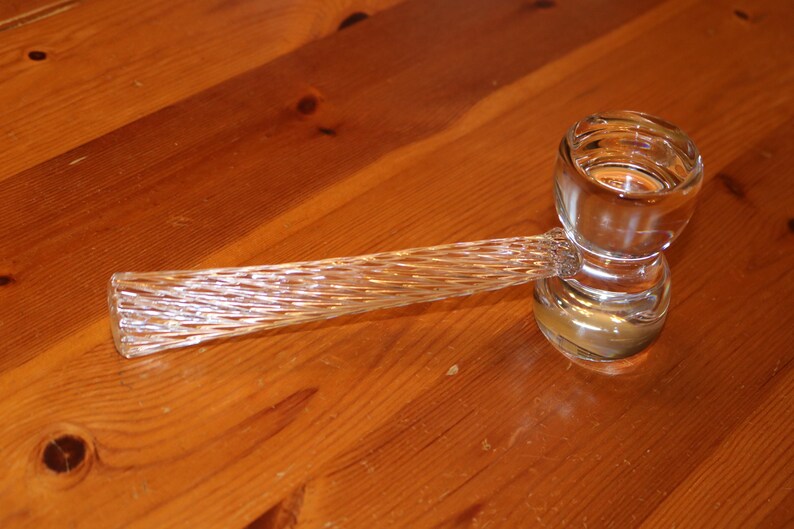 Crystal Judge's Gavel - 9" Val St. Lambert Belgian Crystal Hammer ...