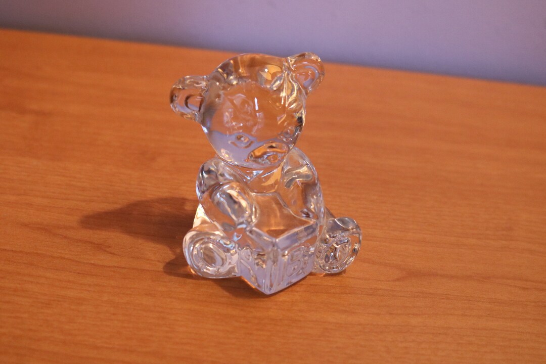 Waterford Teddy Bear Paperweight, Waterford ABC Teddy Bear Paperweight ...