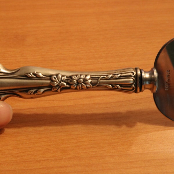 Silver Cake Server - Etsy