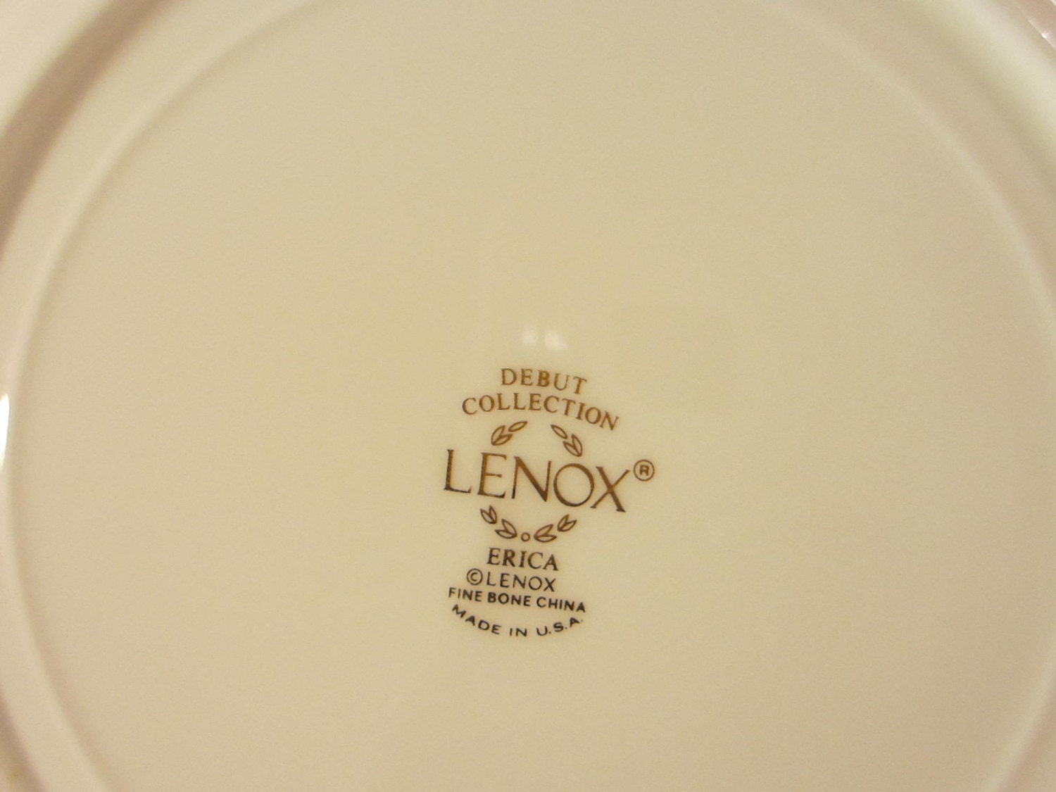Vintage Erica by Lenox Bread and Butter Plates - Etsy 日本