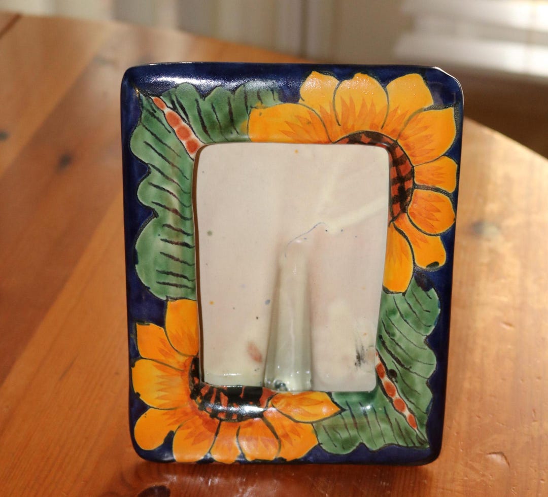 Mexican Talavera Frame Ceramic Picture Frame - Etsy