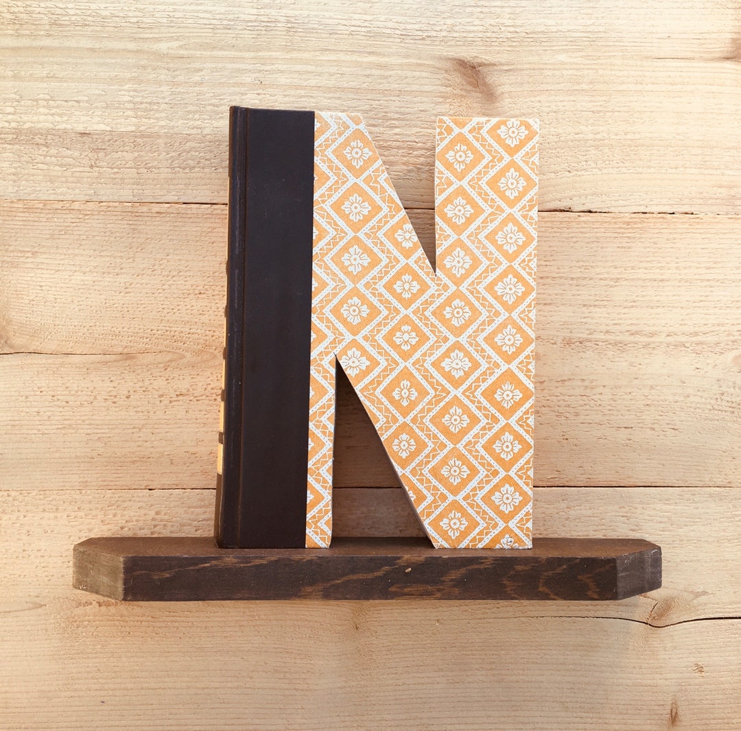 BOOK LETTER N, 474 .... Ready Made Letter, Cut Book Letters, Letter Cut ...