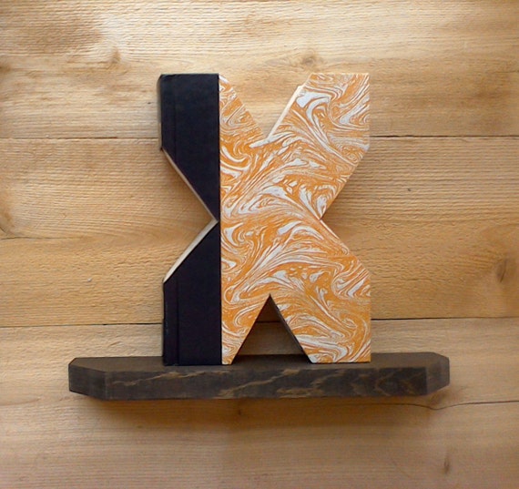 BOOK LETTER X 298 .... Ready Made Letter Cut Book | Etsy