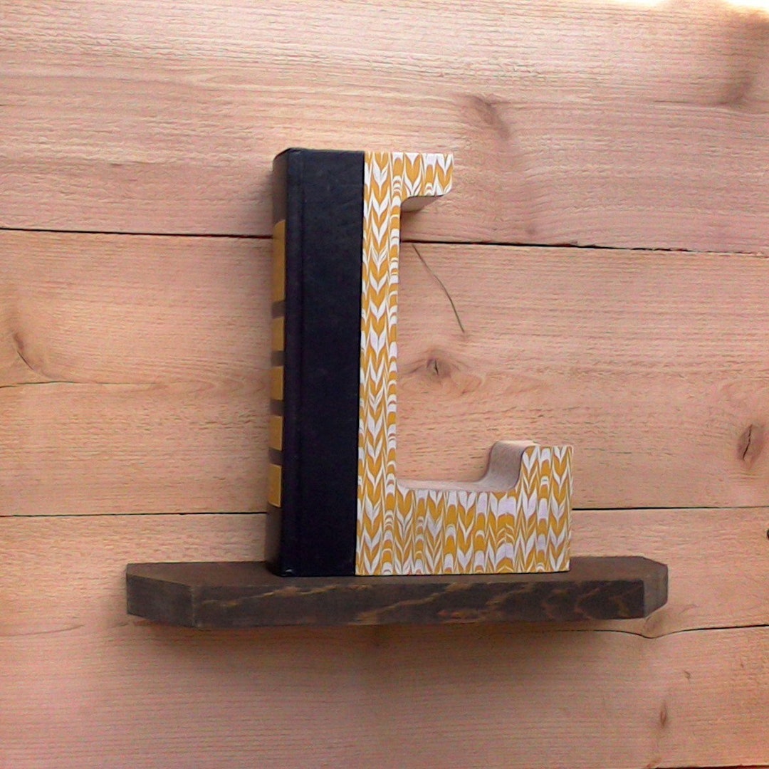 BOOK LETTER (L), #402 .... Ready Made Letter Cut Book Letters, Book Art ...