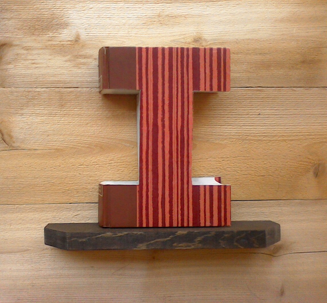 BOOK LETTERS (i), #241 .... Ready Made Letter, Cut Book Letters, Book ...