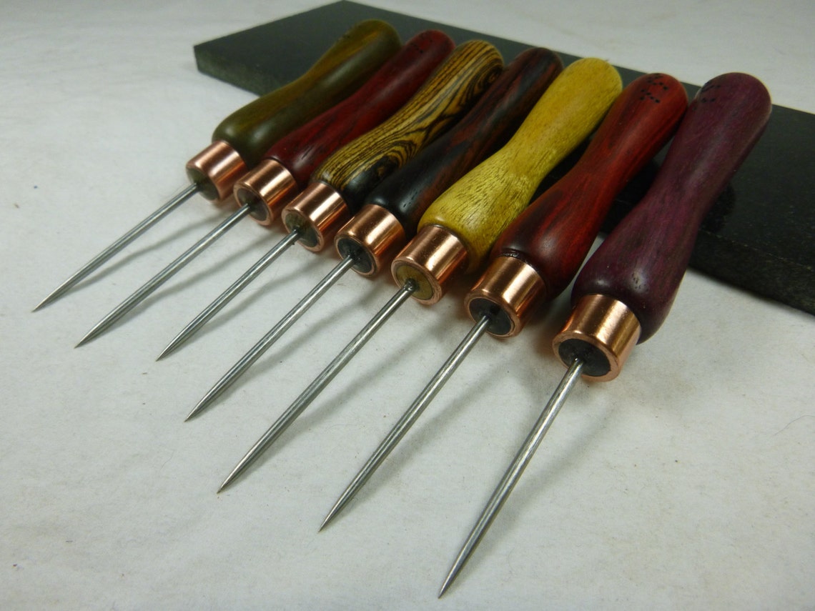 Custom Made Inlay Scribe/Scratch Awl Handcrafted in Ohio | Etsy