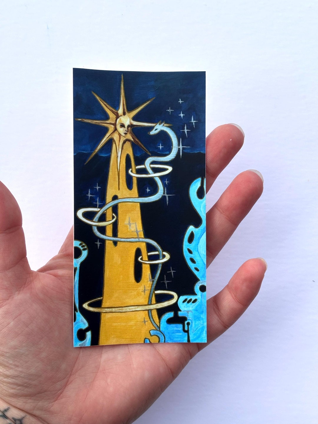 Fine Art Sticker, Cosmic Inspired - Unique Artist Gift - Artsy Sticker ...