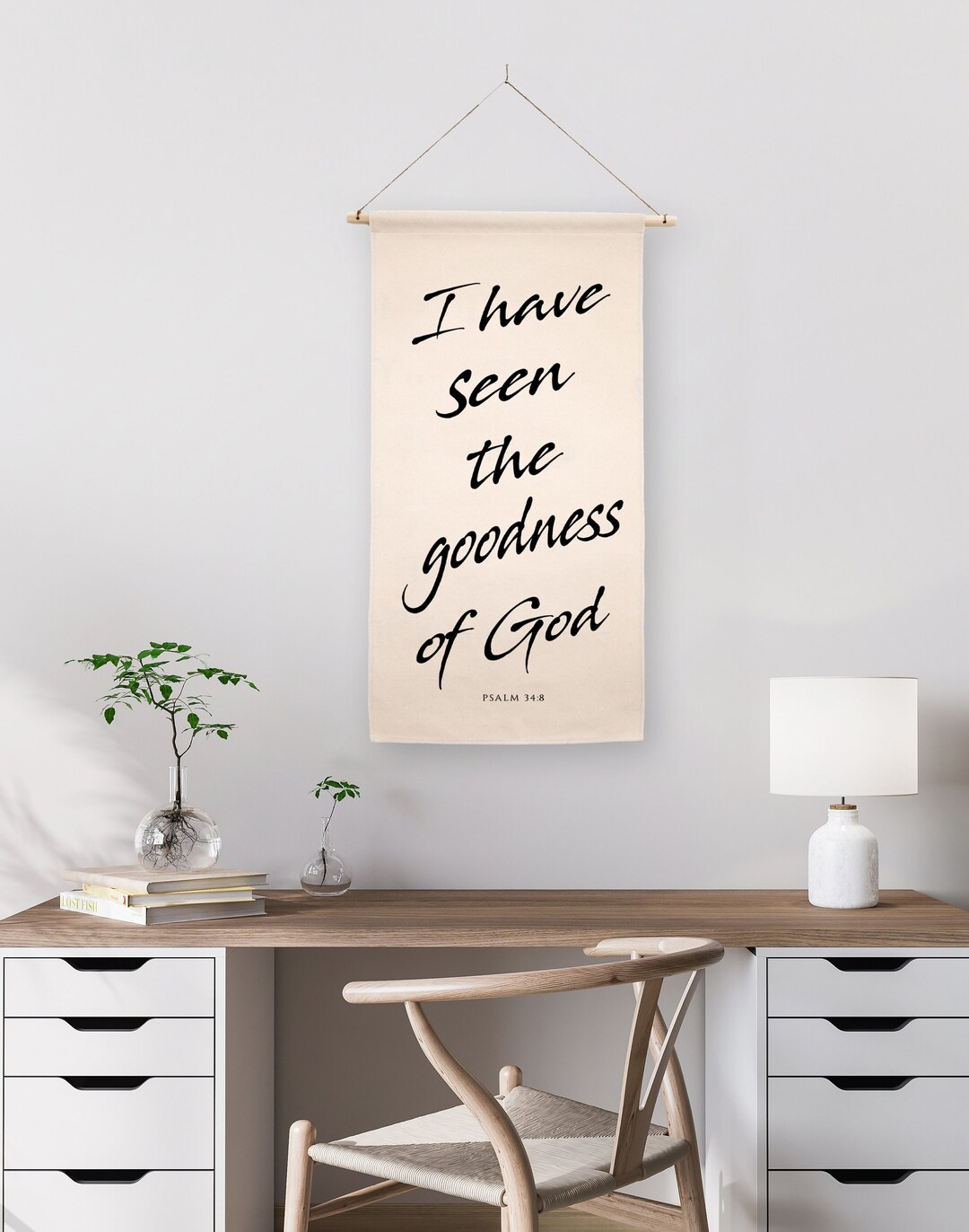 Hanging Scroll Banner Sign Inspired by Scripture and Worship Songs ...
