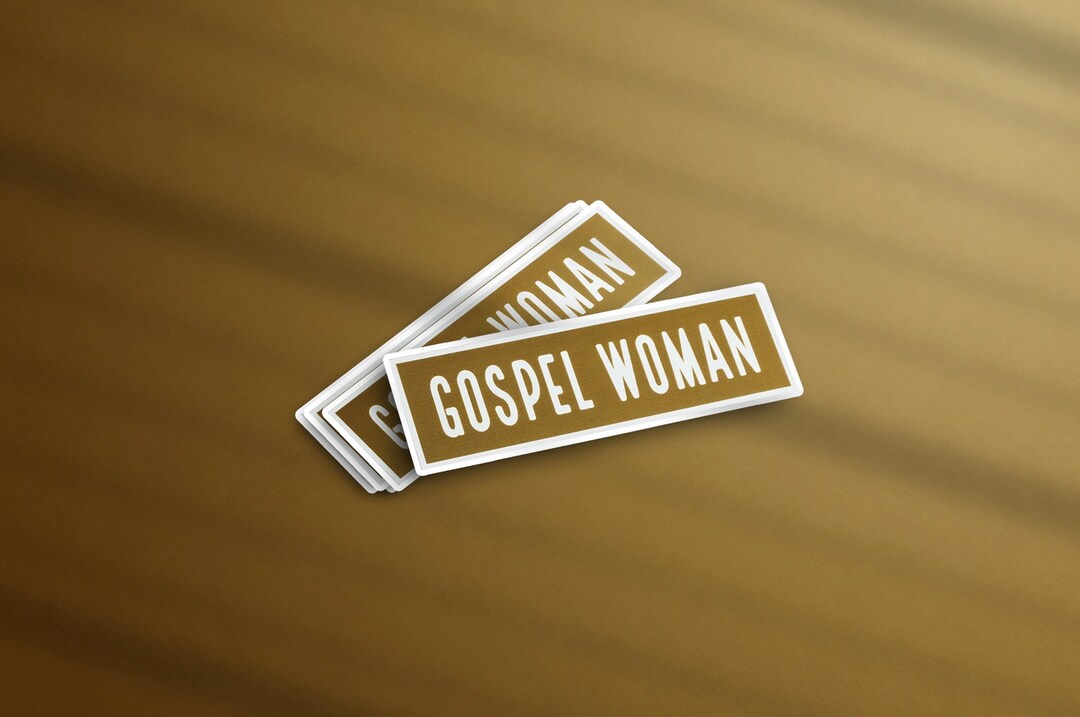 Gospel Woman / Man • vinyl Sticker Decal • Christian Gift • Great for ...