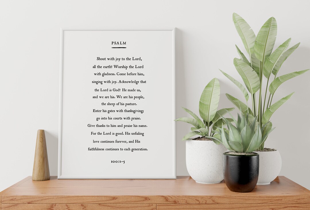 Bible Verse Home Decor | Chapter Page Book Wood Framed Handmade Sign ...