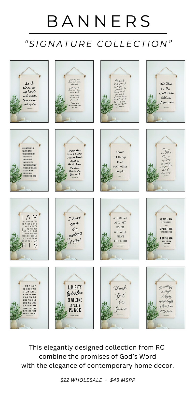 Hanging Scroll Banner | Praise Him - Etsy