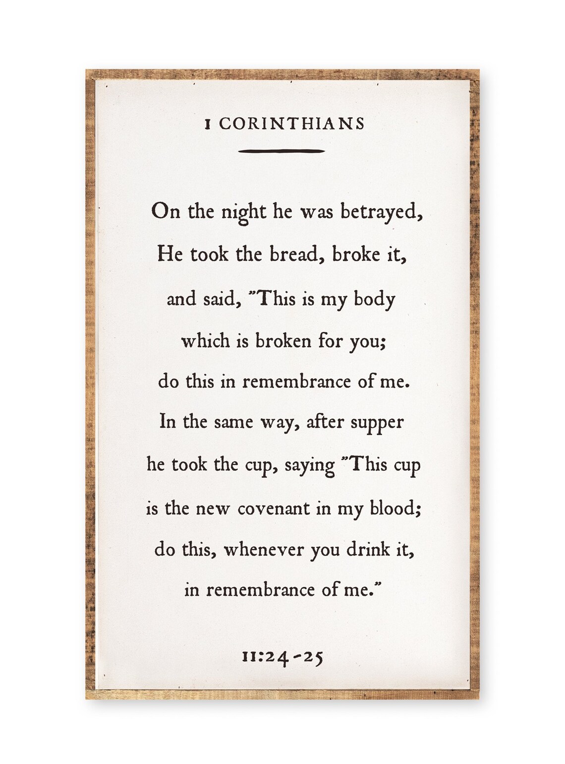 The Lord's Supper Holy Communion 1 Corinthians 11:24-25 | Etsy