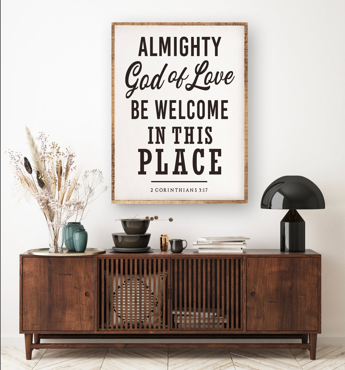 Almighty God of Love Be Welcome in This Place Sign Christian - Etsy