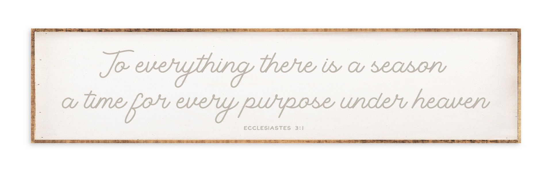 Large Scripture Wall Art Decor Framed Wood Sign to | Etsy