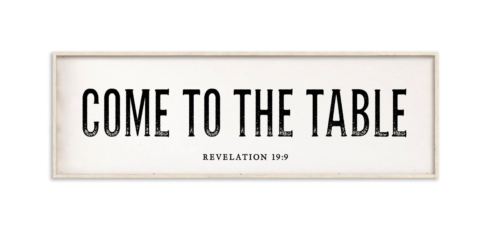 Kitchen Word Signs Come to the Table dinner for Two All - Etsy