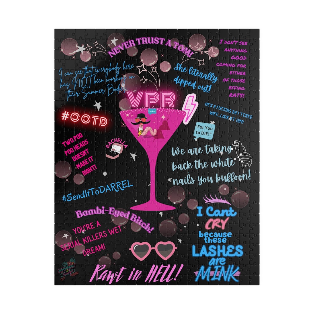 Large Puzzle 520 Piece VANDERPUMP Rules FAN , Pumptini, Bravo ...