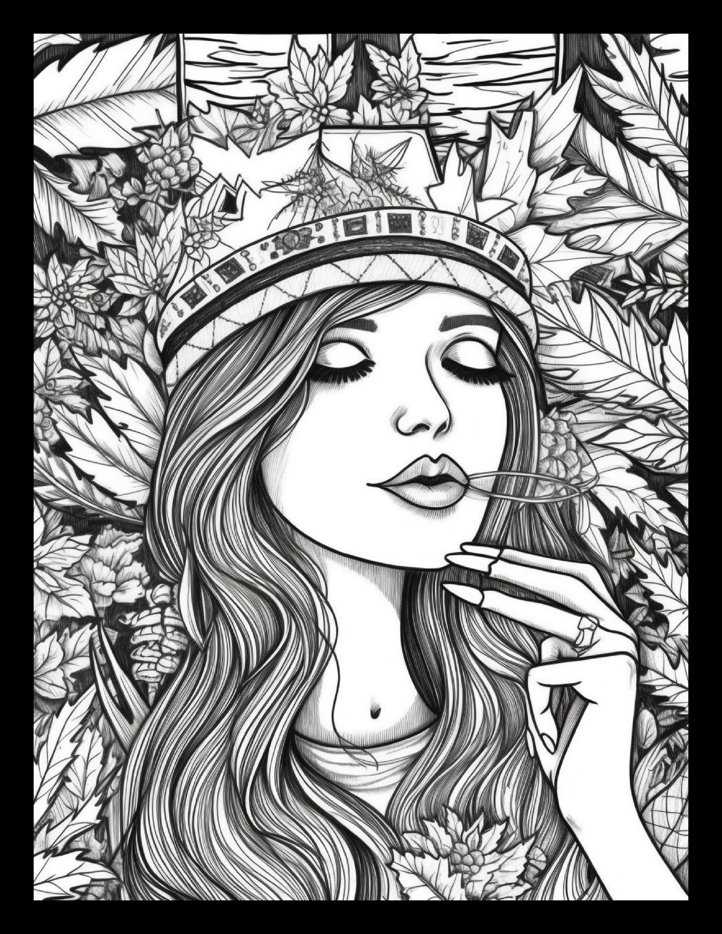 PRINCESS Stoner Coloring Book Plus FREE GIFT Digital Pages - Etsy