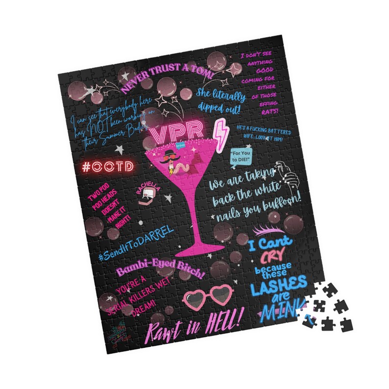 Large Puzzle 520 Piece VANDERPUMP Rules FAN , Pumptini, Bravo ...