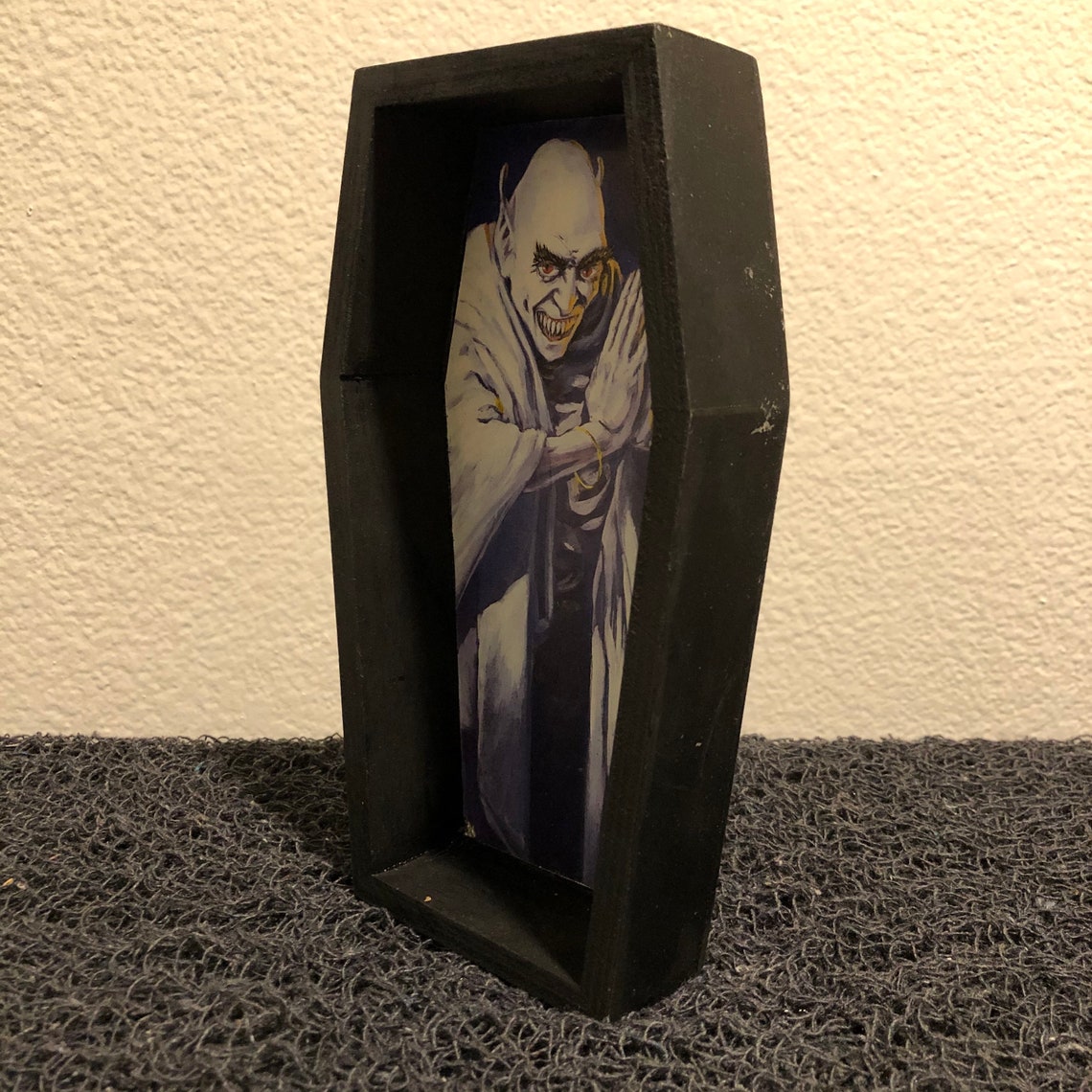 Nosferatu Comic Coffin Block Gothic Horror Nerd Geek Comics Shadow Box ...