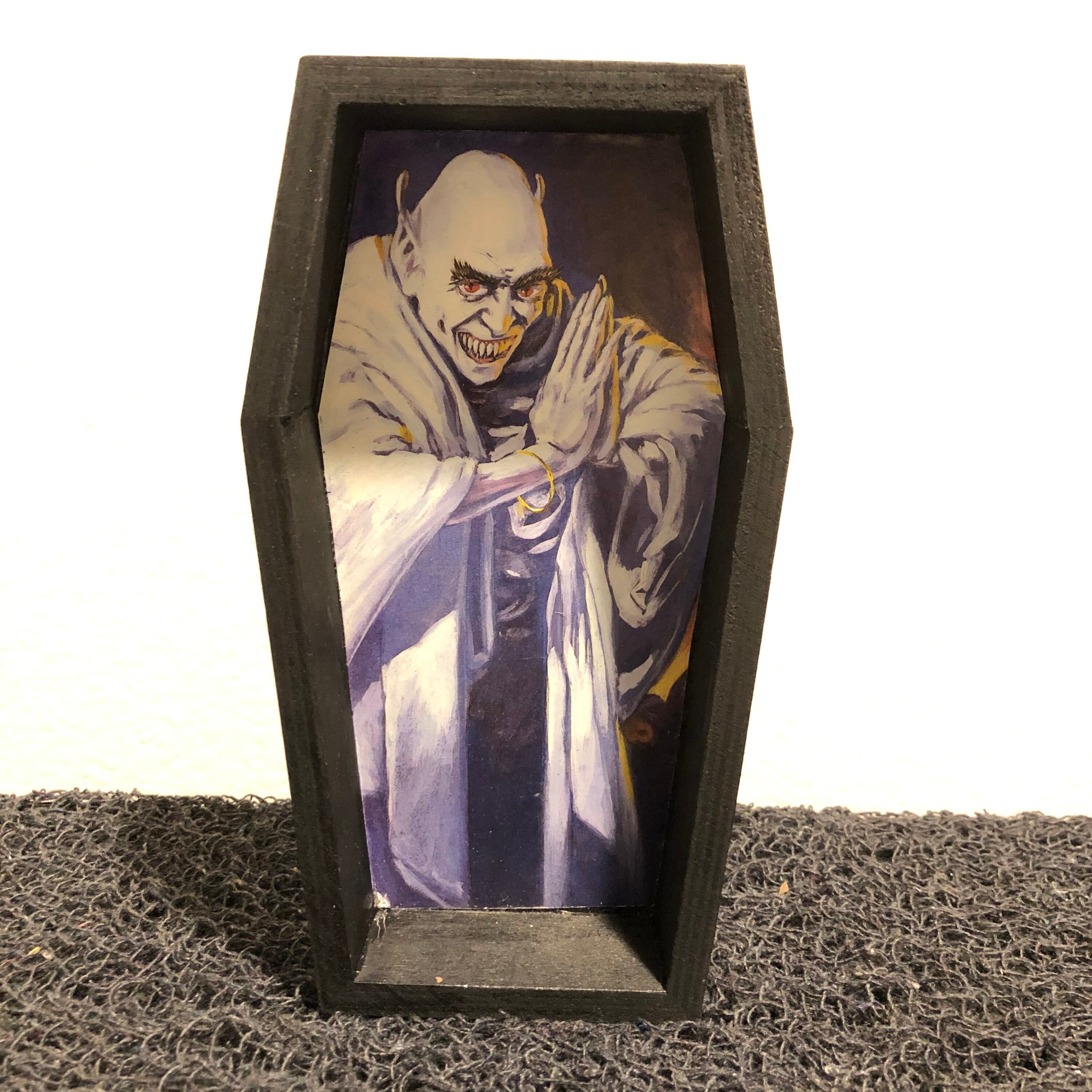Nosferatu Comic Coffin Block Gothic Horror Nerd Geek Comics | Etsy