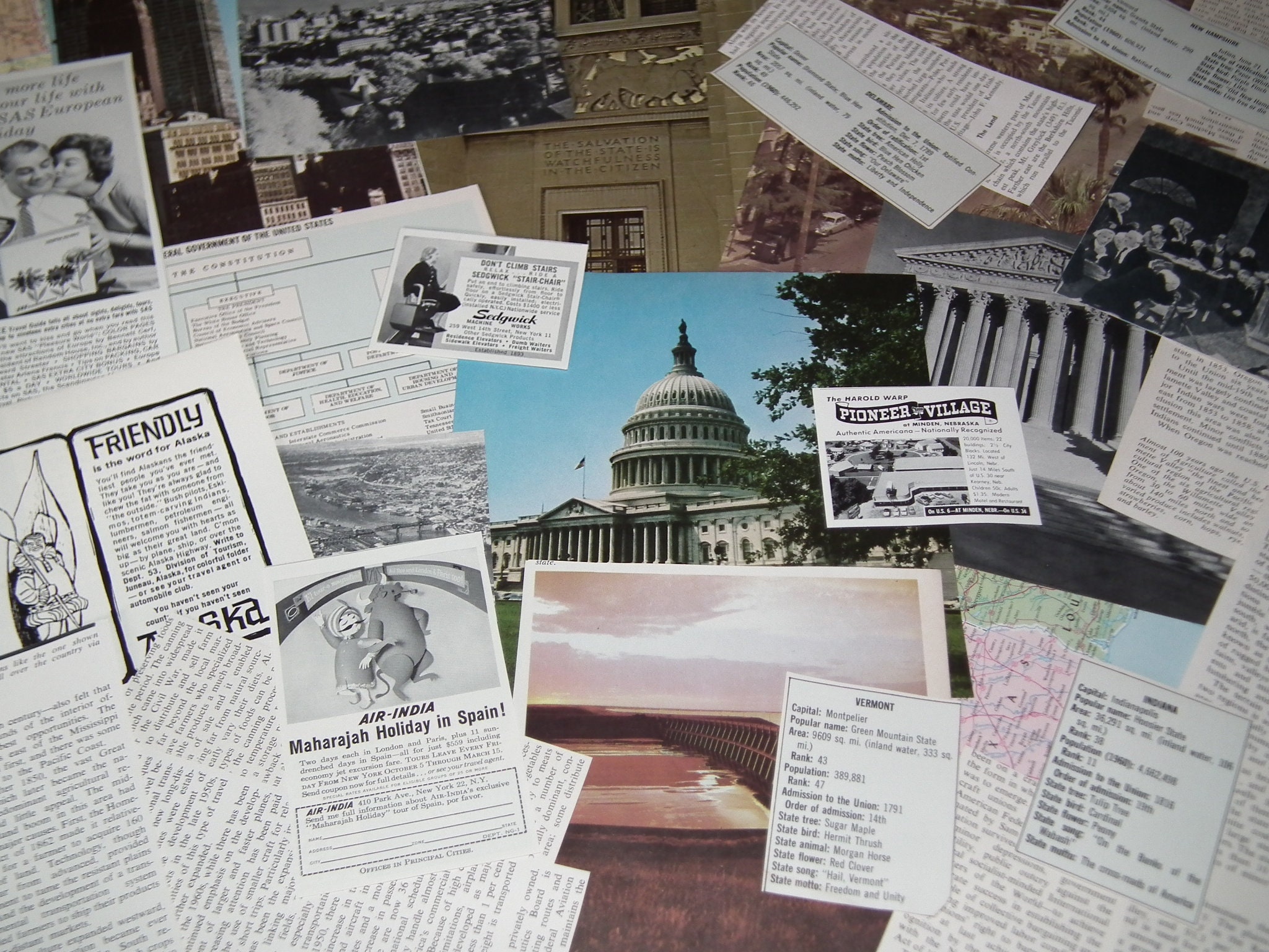 Modern American History Collage