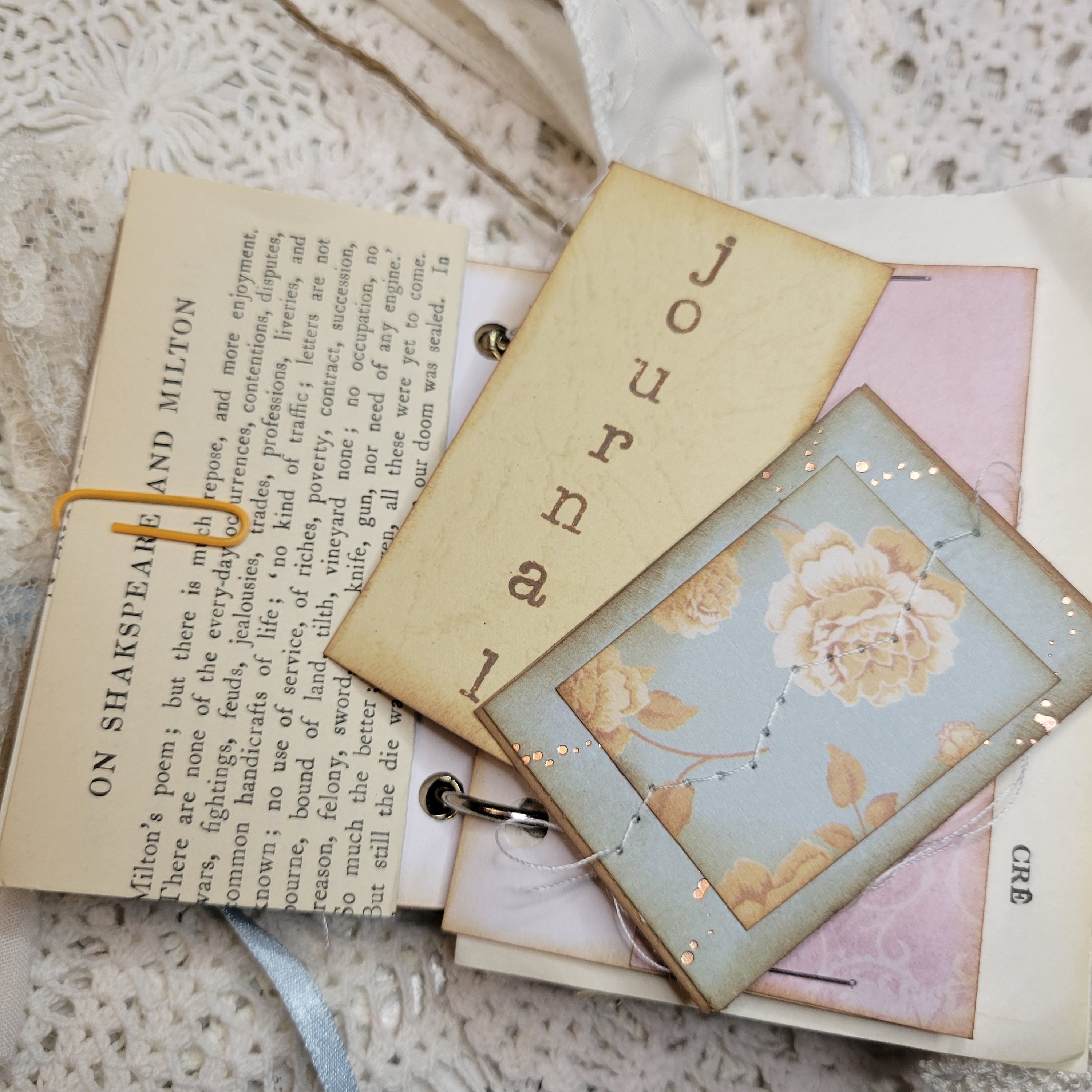 Gorgeous Vintage Style Junk Journal Diary, Scrapbook, Travelers ...