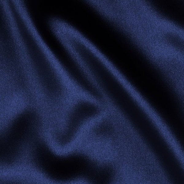 Blue Satin Fabric - Etsy