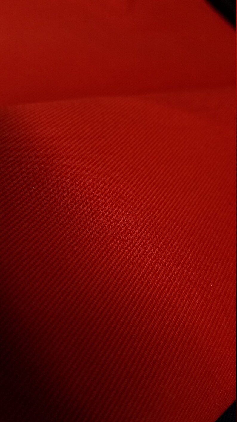 Zuma Fabrics 8.5 Oz Twill 100% Cotton Red Denim 1 Yard Sold | Etsy