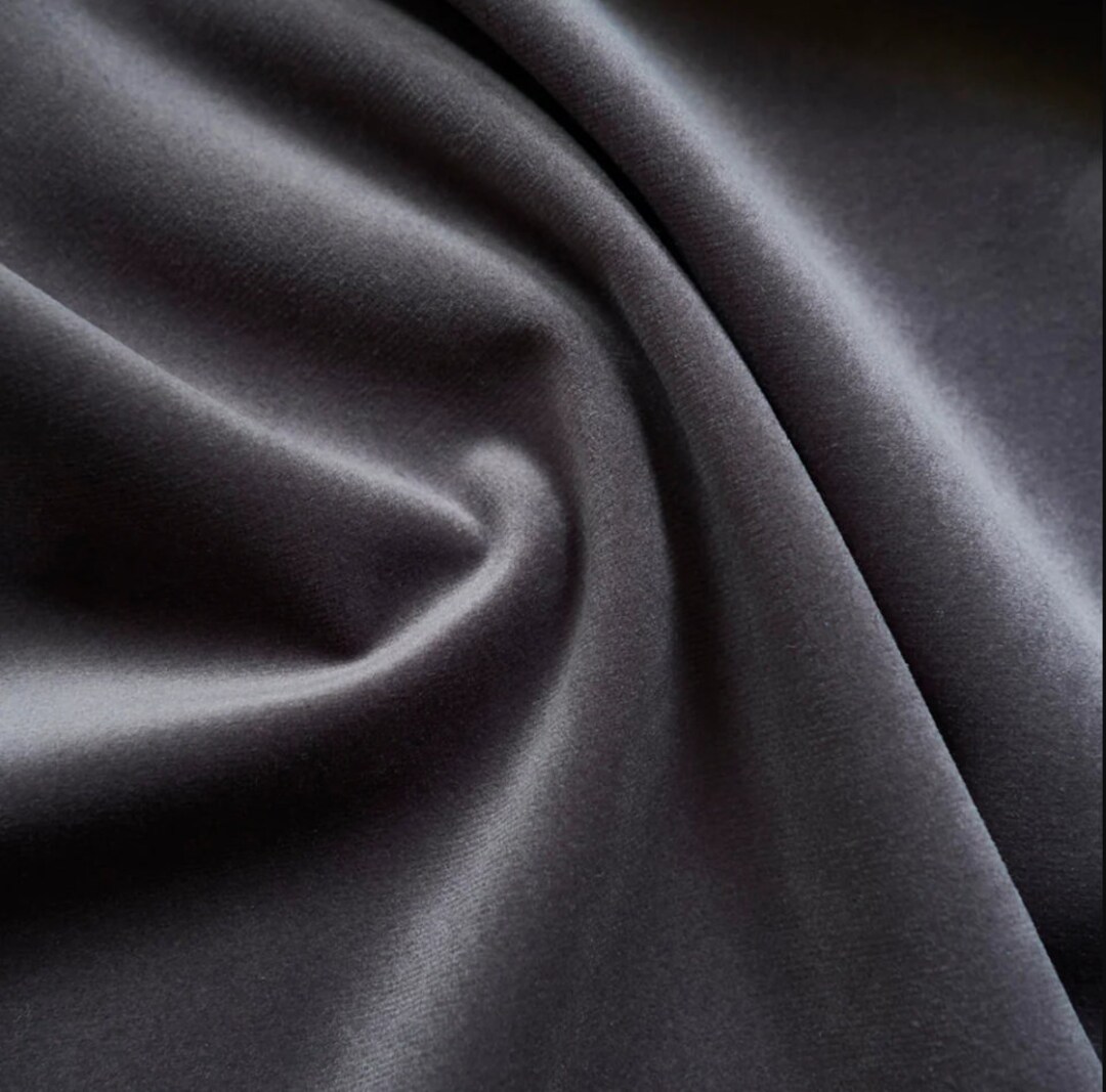 Giselle velvet Color: Pewter Use for Home Decor, Upholstery and Drapery ...