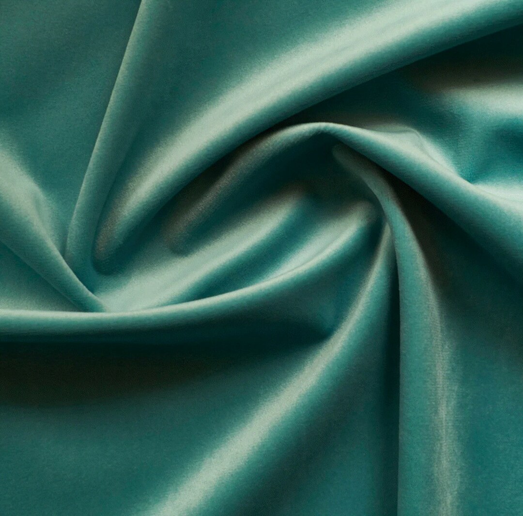 Giselle velvet Color: Turquoise Use for Home Decor - Etsy
